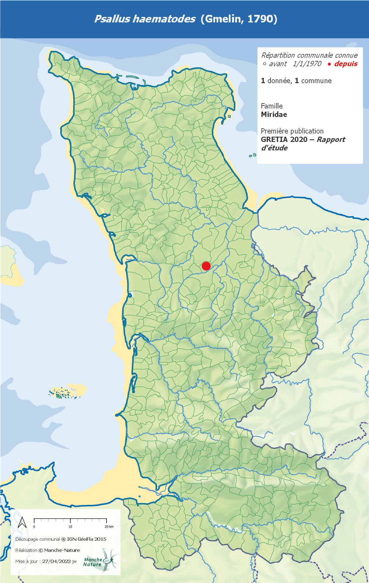 Cartographie des Miridae (Heteroptera)